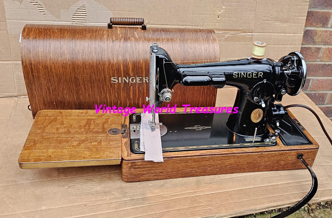 Singer 201K2 Electric Vintage Sewing Machine With Potted Motor - Etsy