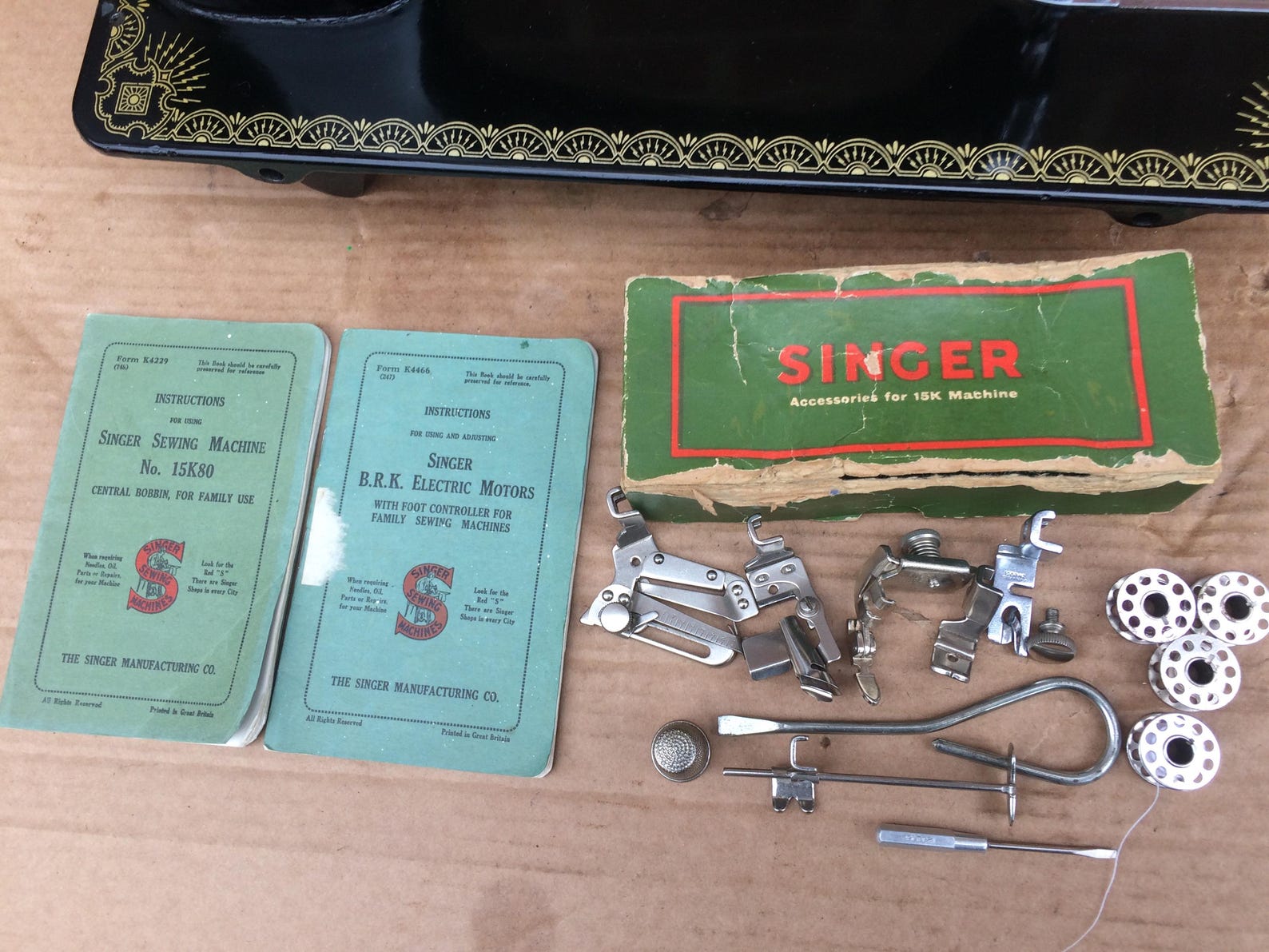 Singer 15K80 Sewing Machine Head: RAF Decals, Manuals & Accessories - Etsy