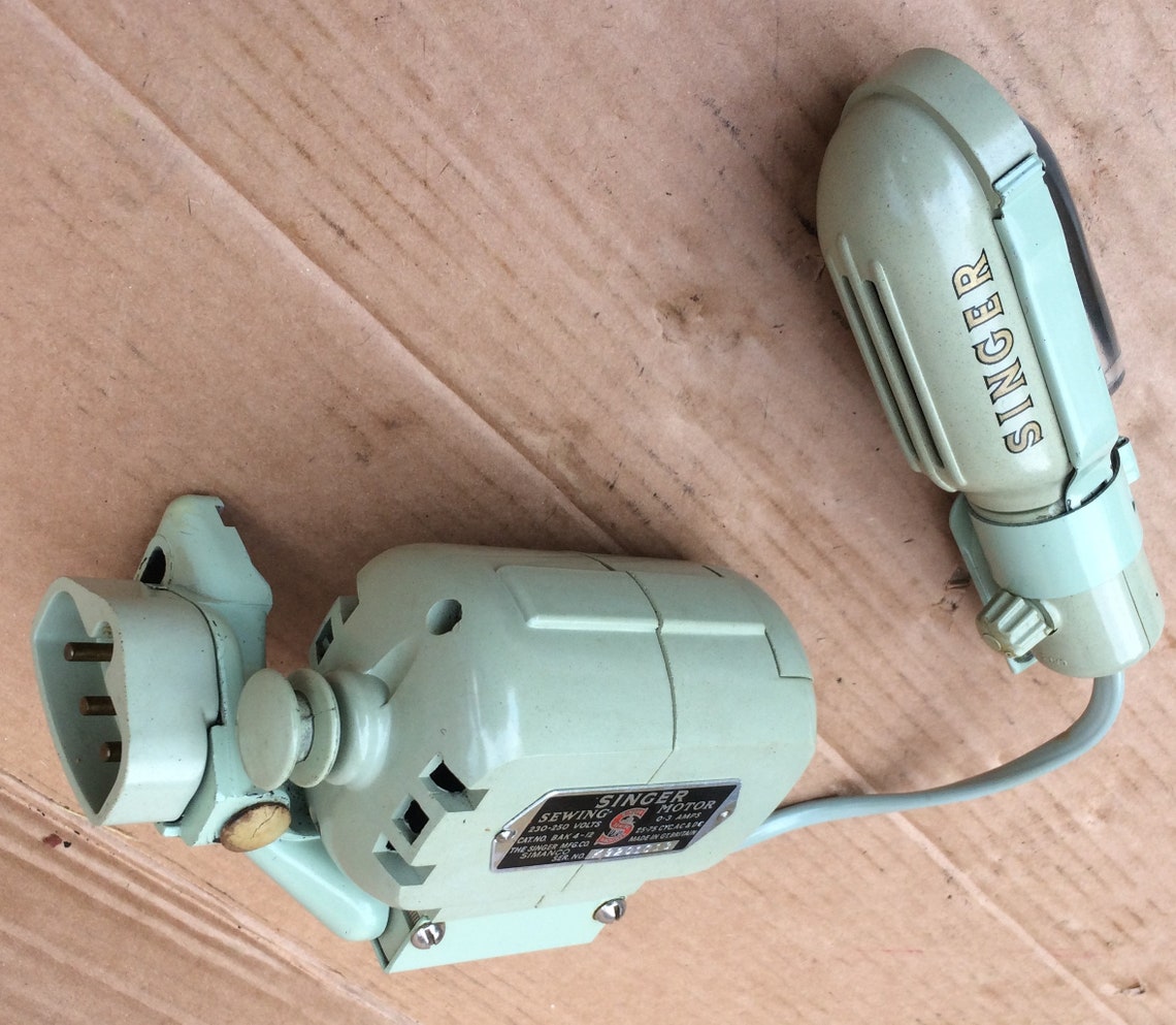 Green Singer 320K/319K Sewing Machine Motor With Light Assembly - Etsy