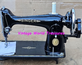 Singer 15K80 Vintage Sewing Machine With Scrolls and Roses Decals - Etsy