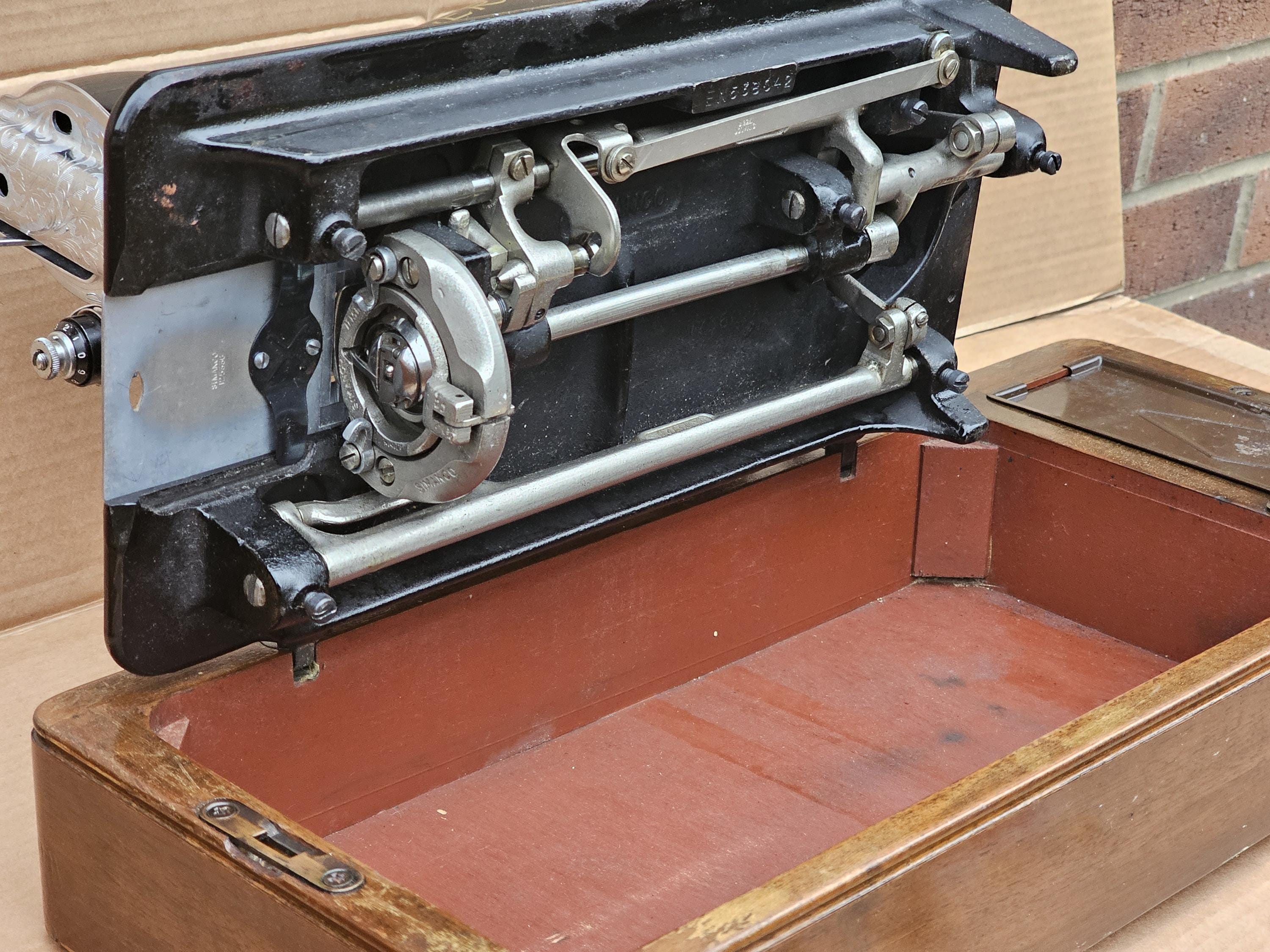 Singer 15, 15K Vintage Sewing Machine With Bentwood Case - Etsy