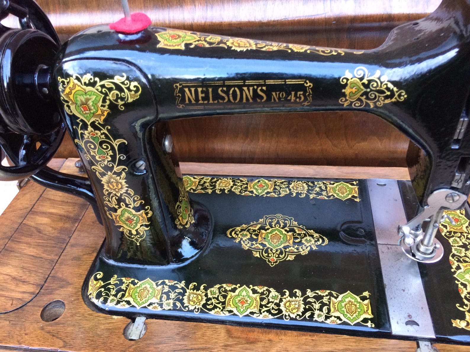 Nelson No. 45 Hand Crank Vintage Sewing Machine With Case - Etsy