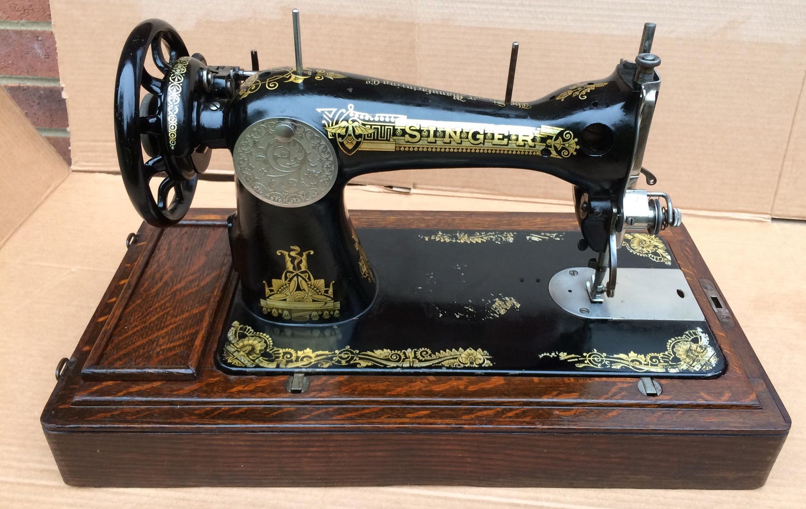 Singer 15K Sphinx Antique Electric Sewing Machine - Etsy