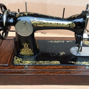 Singer 15K Sphinx Antique Electric Sewing Machine - Etsy