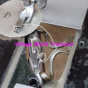 Antique Singer VS2 Fiddle Base Treadle Sewing Machine Head Painted Pink ...