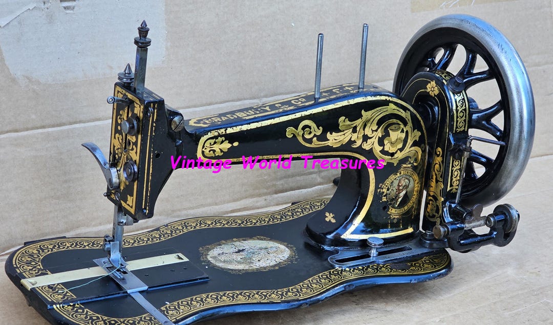 Bradbury No. 2 Fiddle Base Sewing Machine Head - Etsy