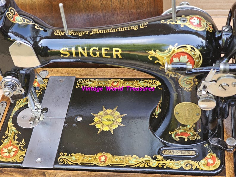 Singer 128K With La Vencedora Indian Star Variant Decals With Bentwood ...