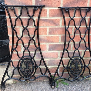 Antique Singer Treadle Sewing Machine Frame Only X 2 Stand Pieces. - Etsy