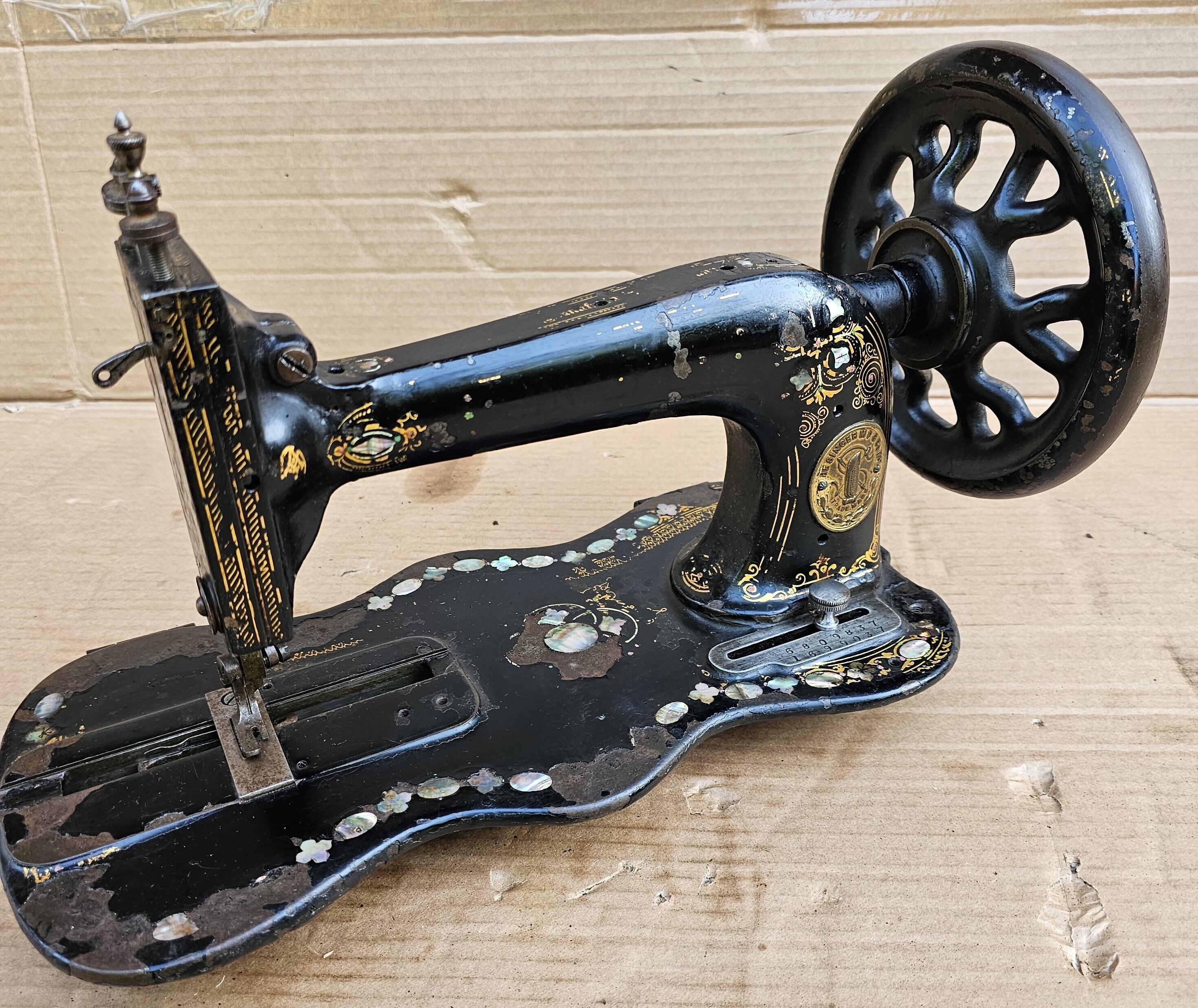 Singer 12K Fiddle Base Antique Sewing Machine Head Only - Etsy