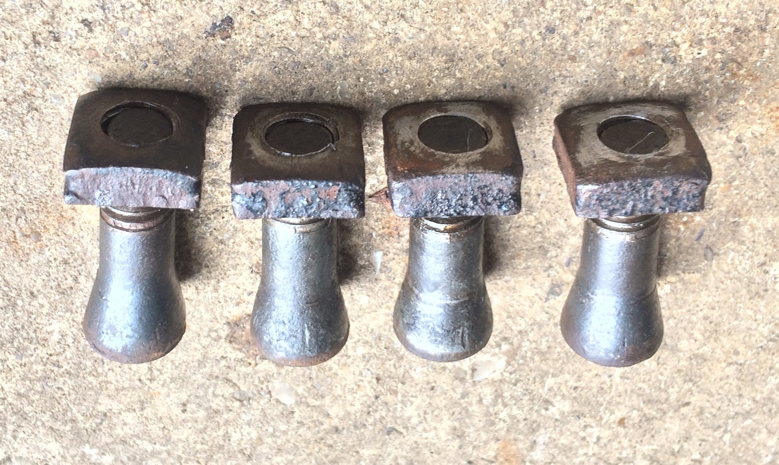 Antique Singer Treadle Sewing Machine Mounting Bolts and Nuts - Etsy UK