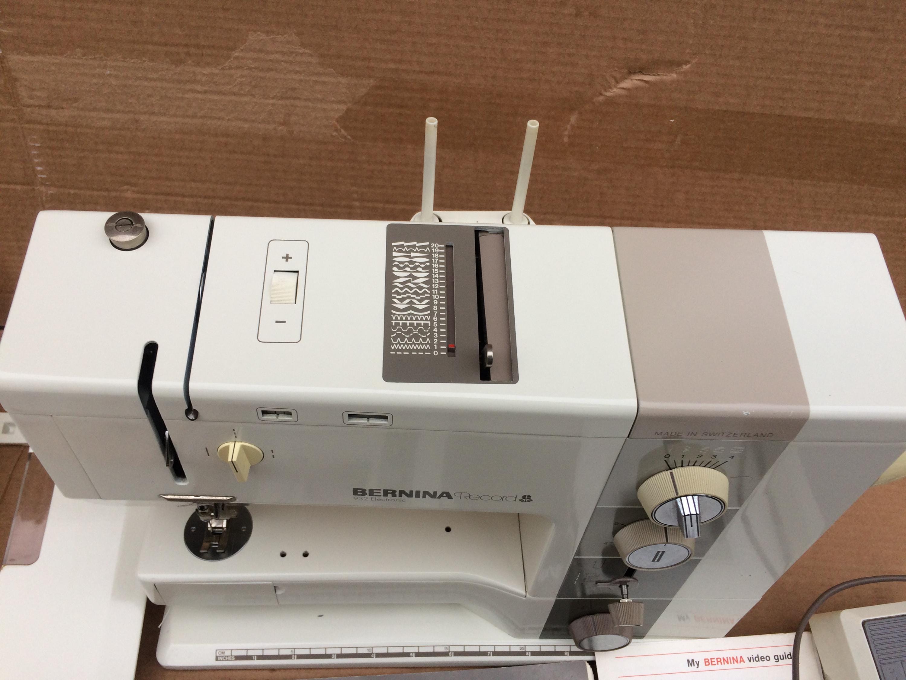 Bernina 932 Electronic Multi Stitch Sewing Machine With Instruction ...