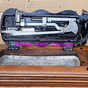 Singer 12K Fiddle Base Sewing Machine With Large Roses Decals - Etsy
