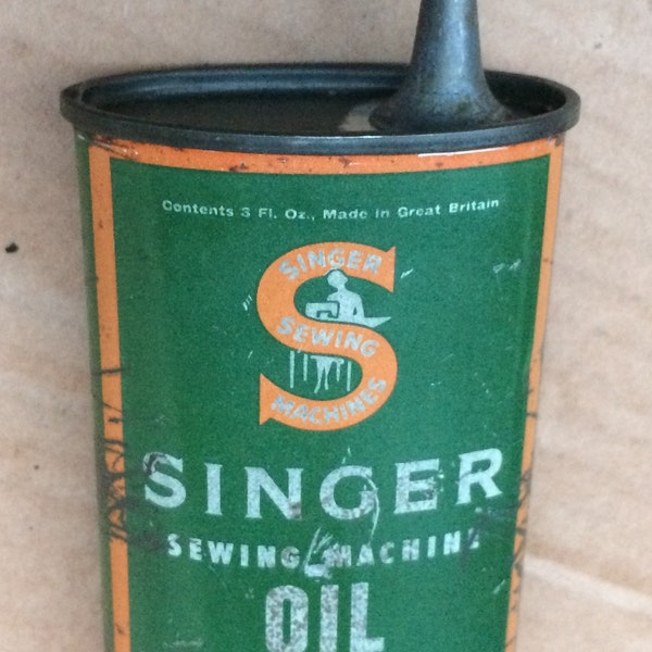 Singer Sewing Machine Oil Bottle - Etsy