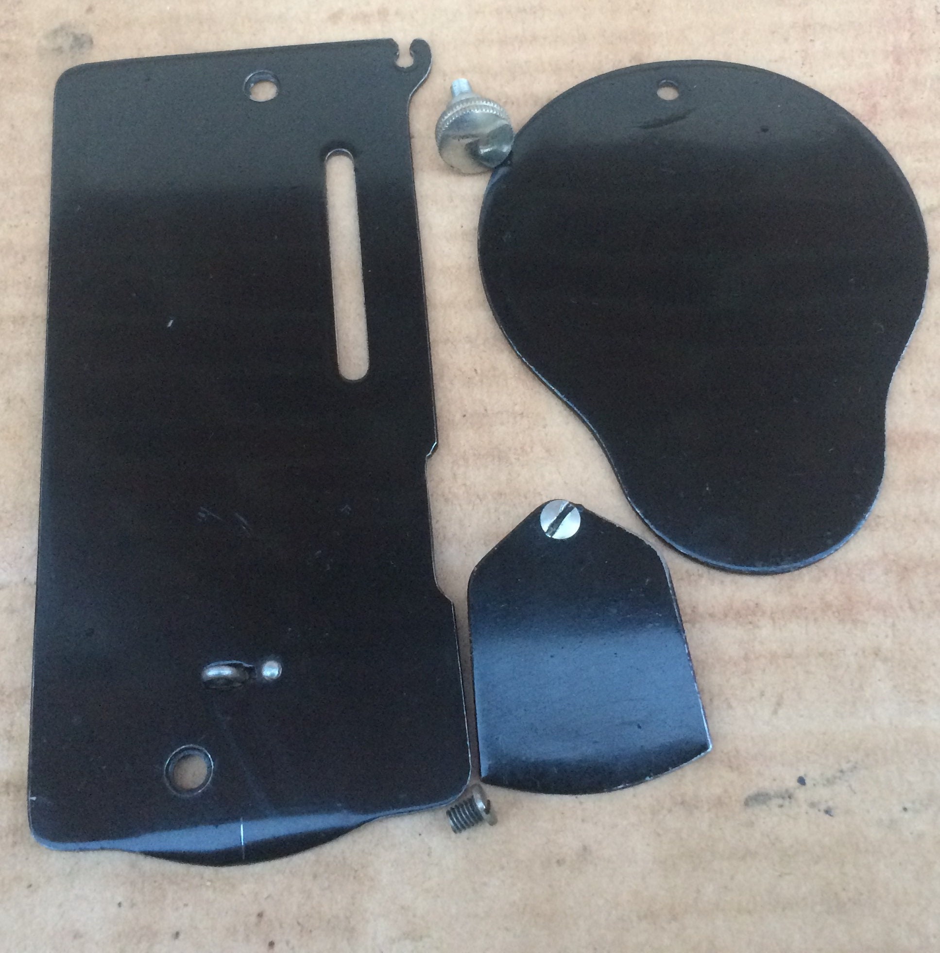 Antique Singer 28, 128 Black Side Face Plate and Back Plates - Etsy UK