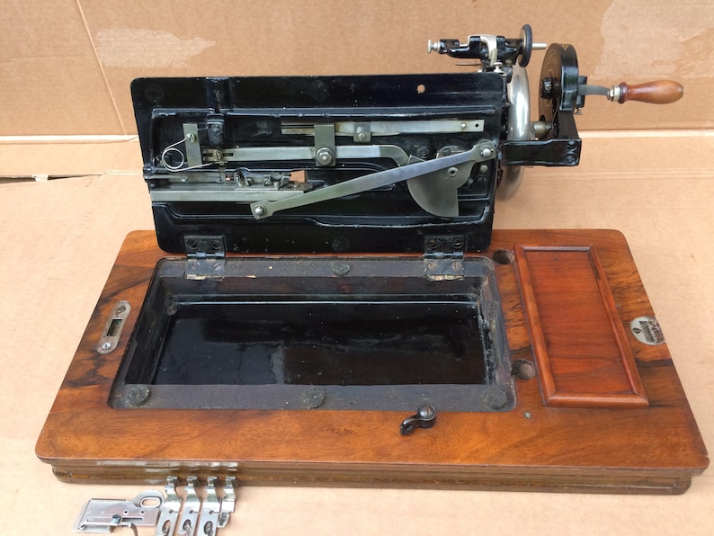 Veritas Antique Sewing Machine With Mother of Pearl - Etsy