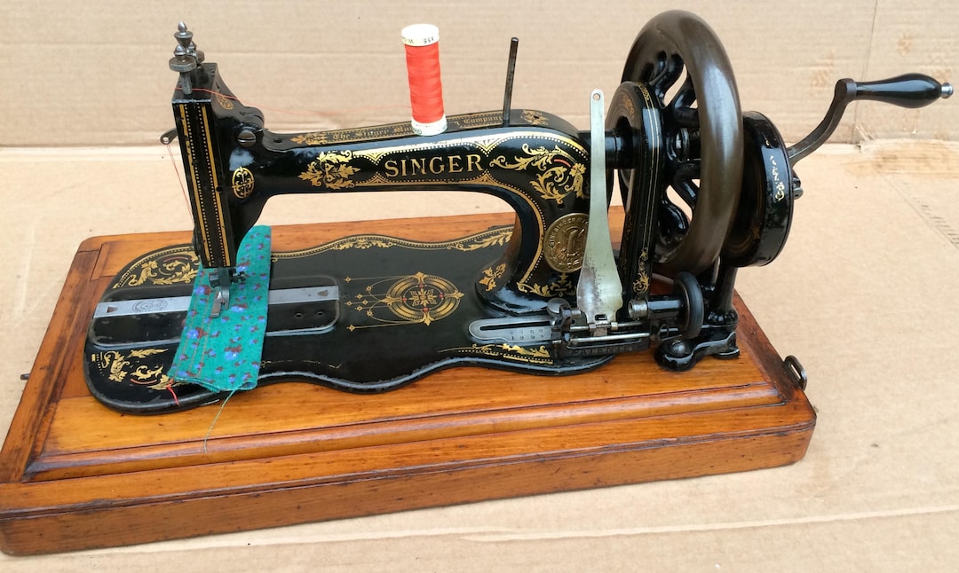 Singer 12K New Family Fiddle Base With Acanthus Decals - Etsy