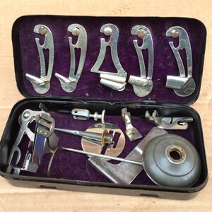 Singer 206, 306, 319 Sewing Machine Accessories With Red Vinyl Case - Etsy
