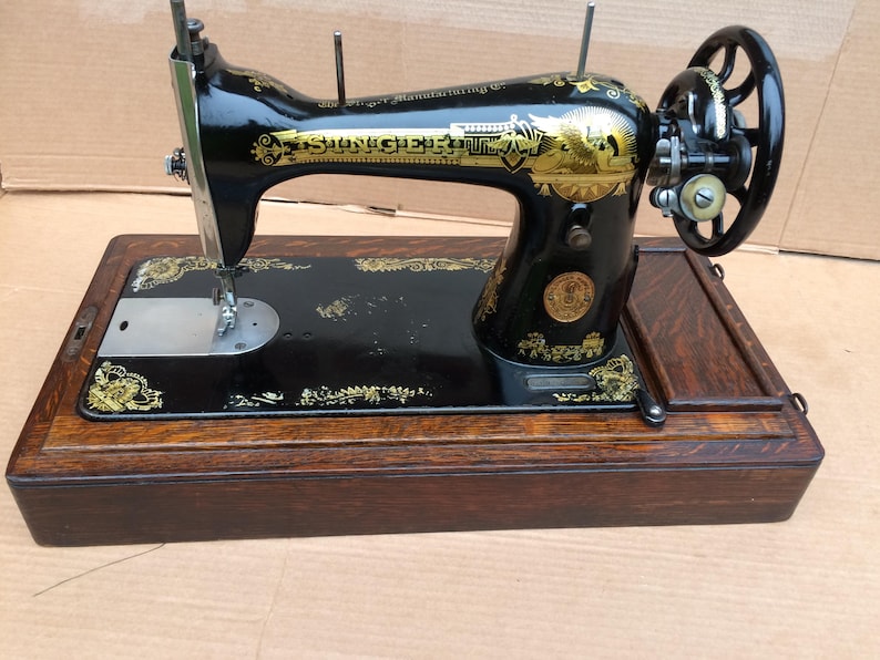 Singer 15K Sphinx Antique Electric Sewing Machine - Etsy