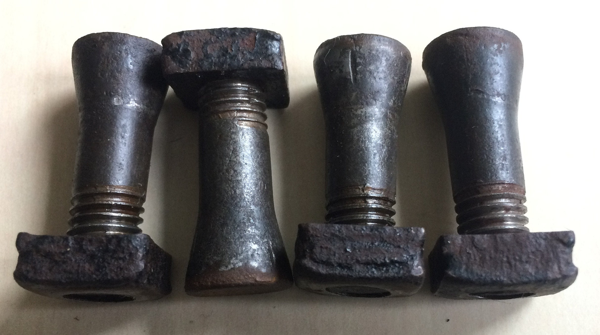 Antique Singer Treadle Sewing Machine Mounting Bolts and Nuts - Etsy