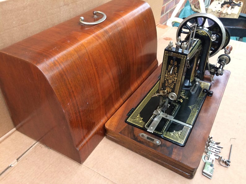 Veritas Antique Sewing Machine With Mother of Pearl - Etsy