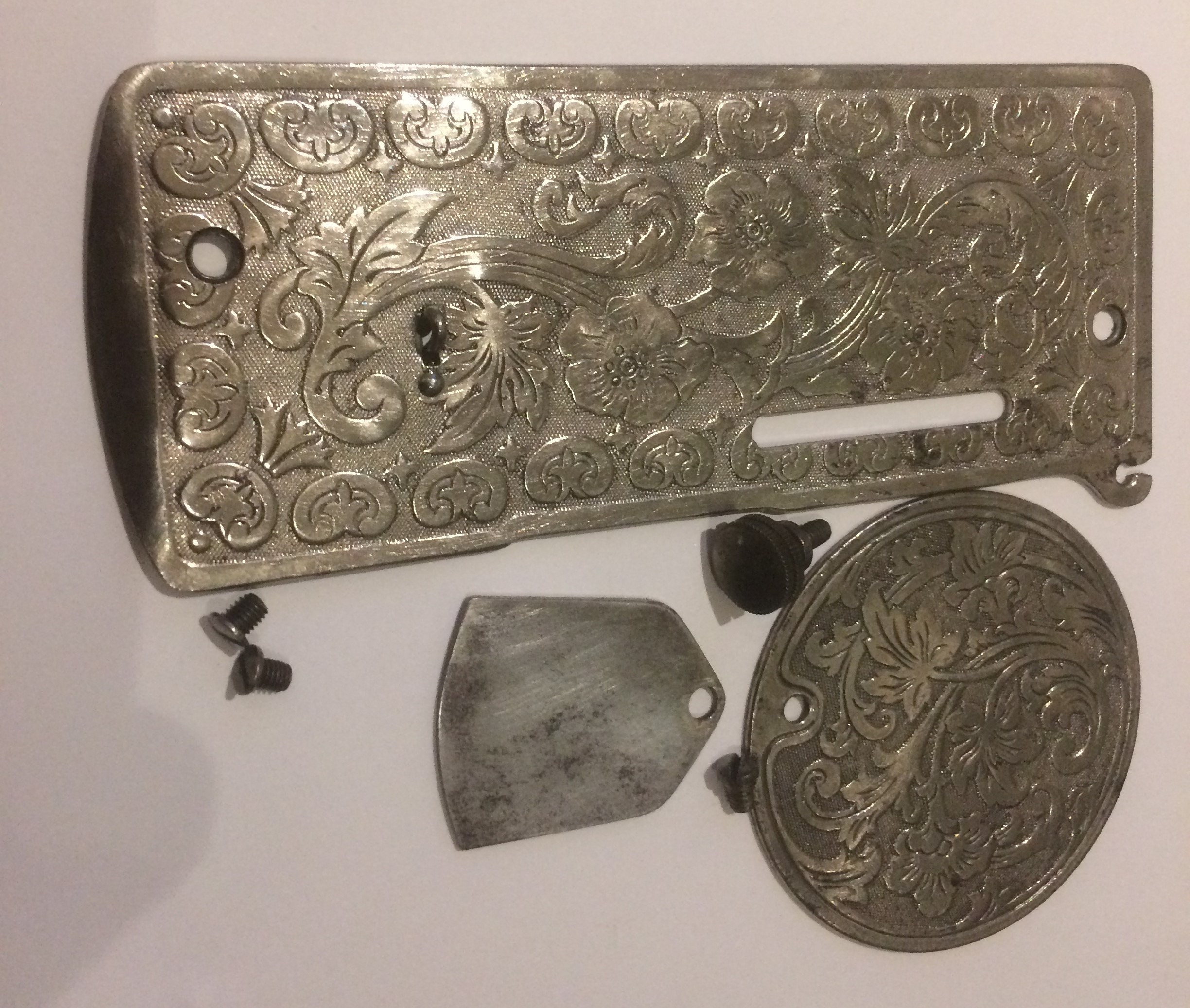 Antique Singer 27, 127k Sewing Machine Face Plate and Back Plate - Etsy