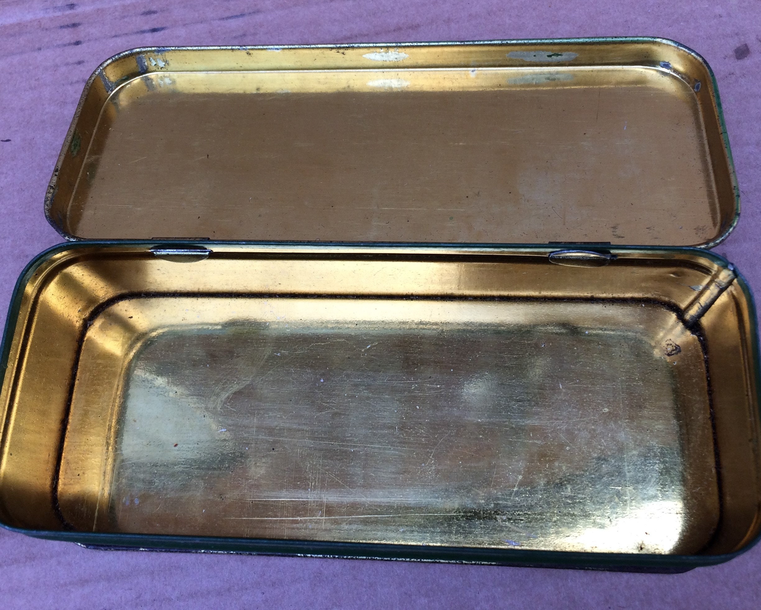 Green Singer Vintage Accessories Tin/case - Etsy