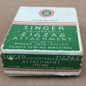 Singer 121706 Adjustable Zigzag Attachment for Use on Singer Lockstitch ...