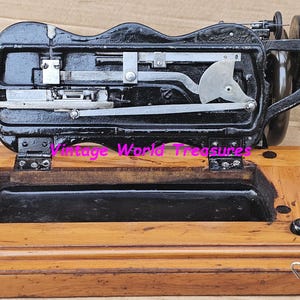 Singer 12K Fiddle Base Hand Crank Sewing Machine - Etsy