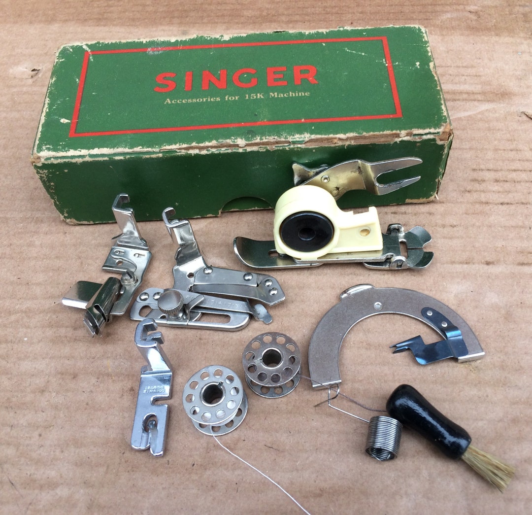 Vintage Singer Sewing Machine Accessories: Low Shank Attachment Set - Etsy