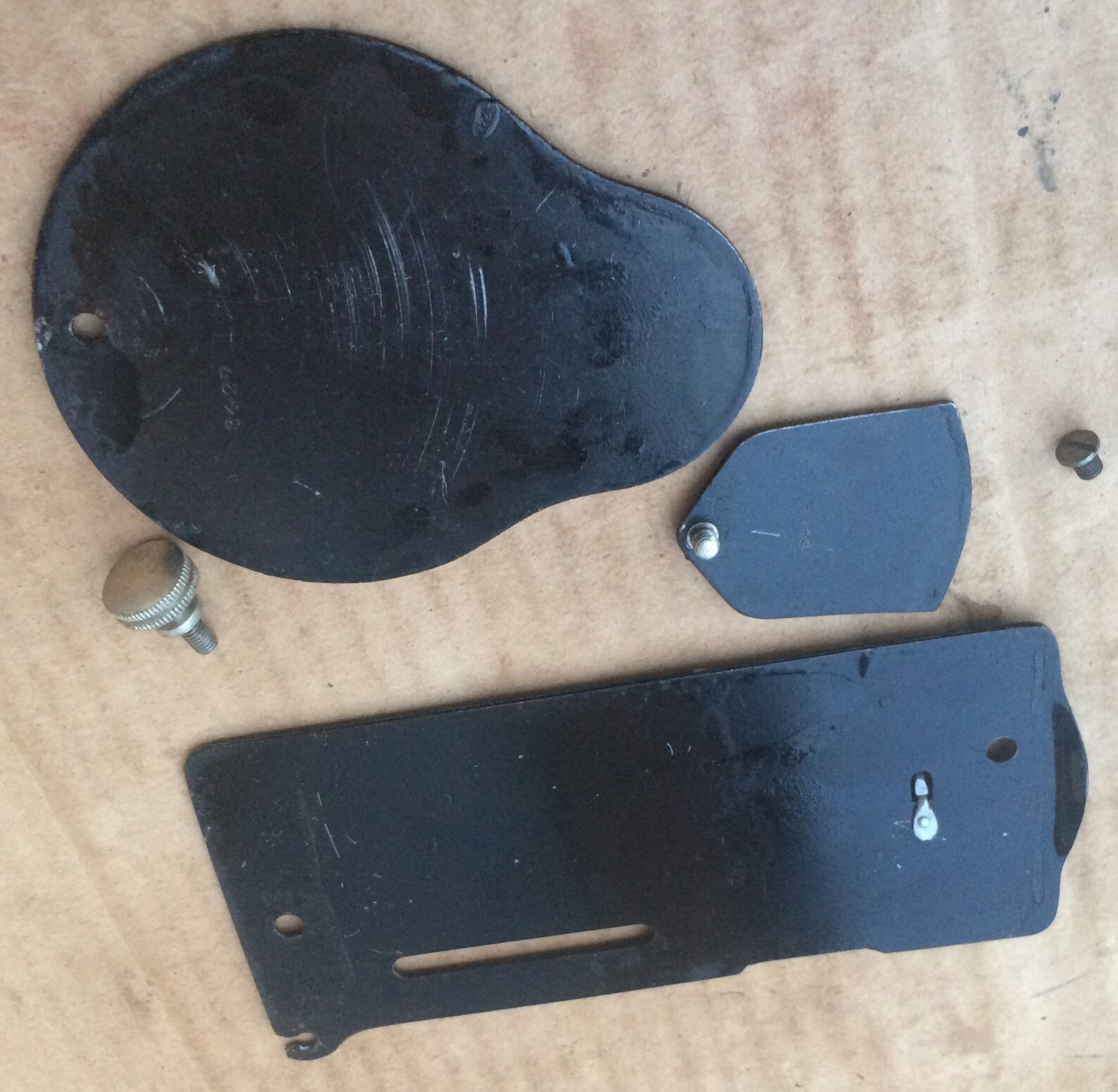 Antique Singer 28, 128 Black Side Face Plate and Back Plates - Etsy UK