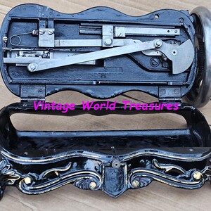 Junker & Ruh Lockstitch Antique Hand Crank Sewing Machine With Paw Feet ...