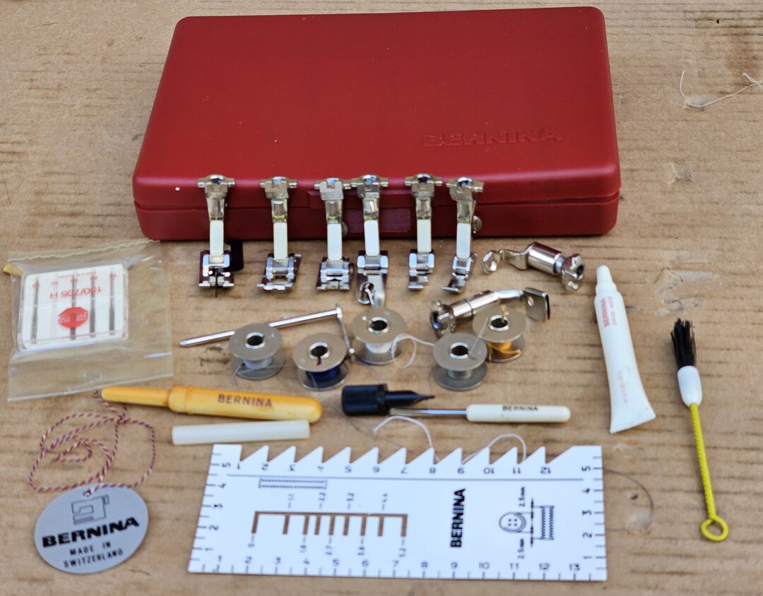 Vintage Old Bernina Sewing Machine Attachments/accessories and - Etsy