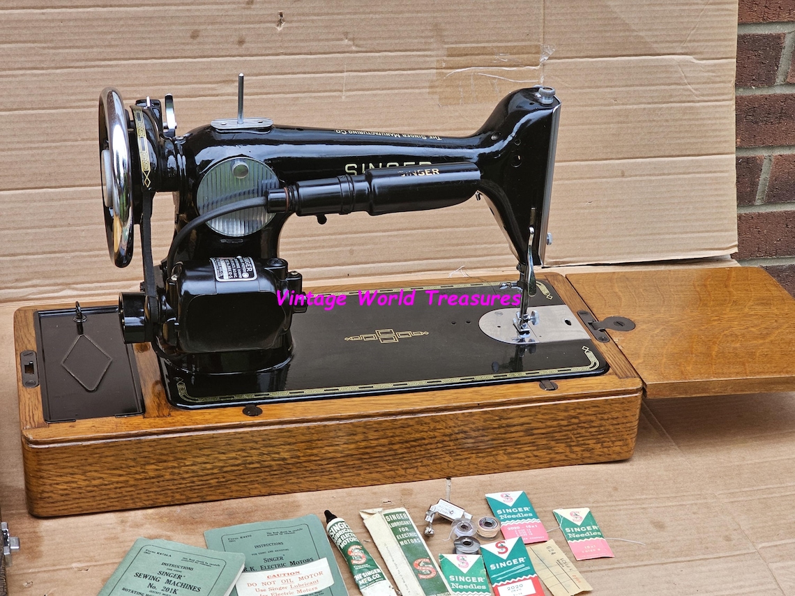 Singer 201K Electric Sewing Machine -1952 - Etsy