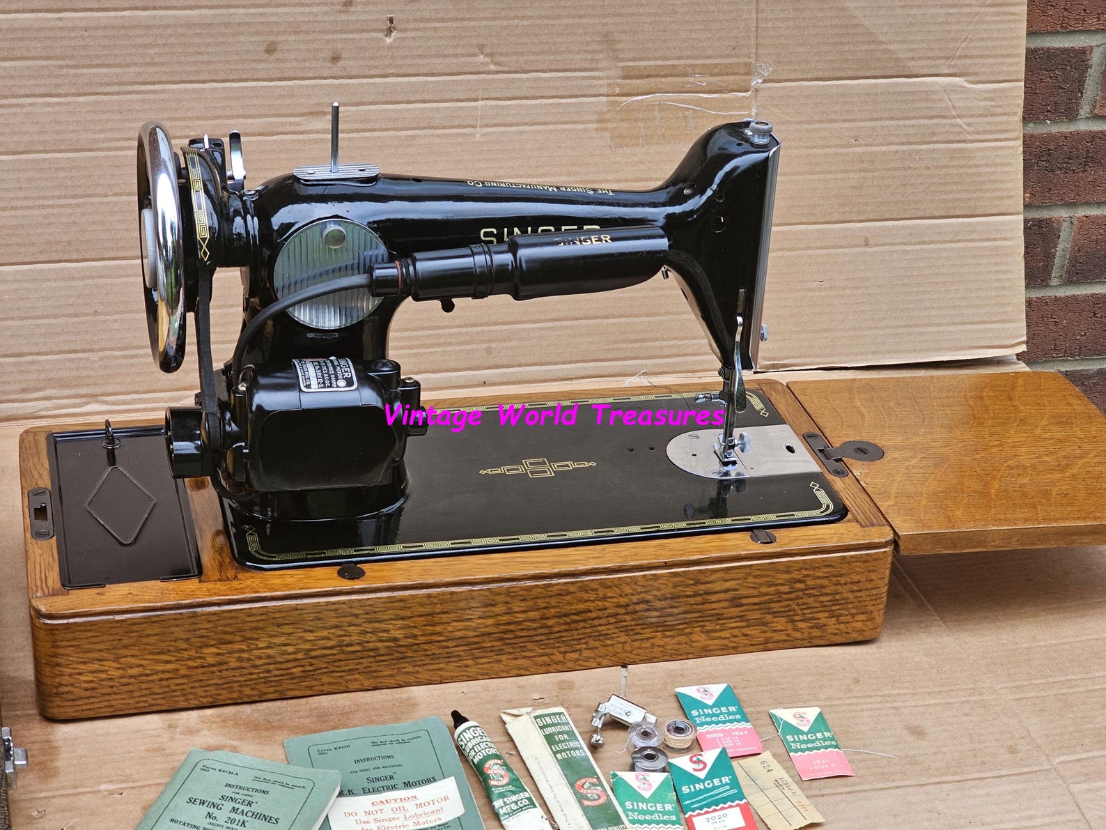 Singer 201K Electric Sewing Machine -1952 - Etsy