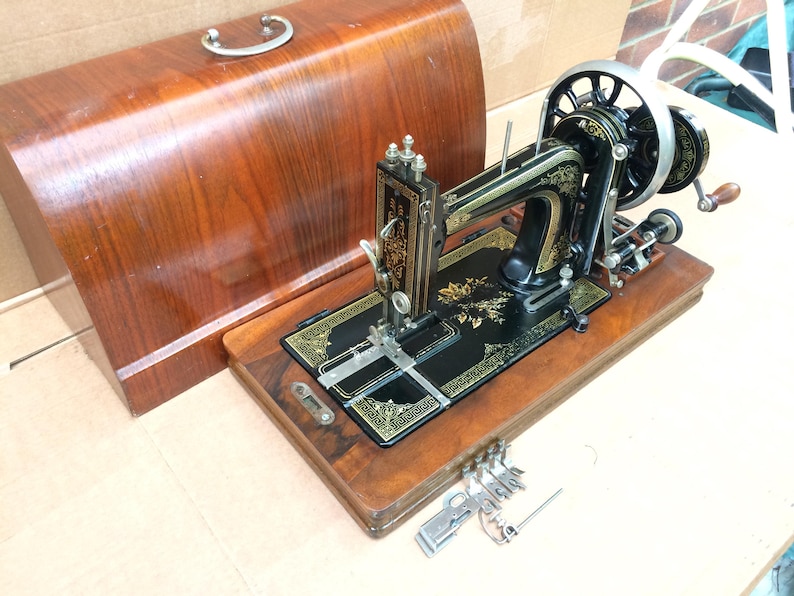 Veritas Antique Sewing Machine With Mother of Pearl - Etsy