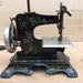 Vintage Muller No. 14 Miniature Toy Sewing Machine - German Collectable ...