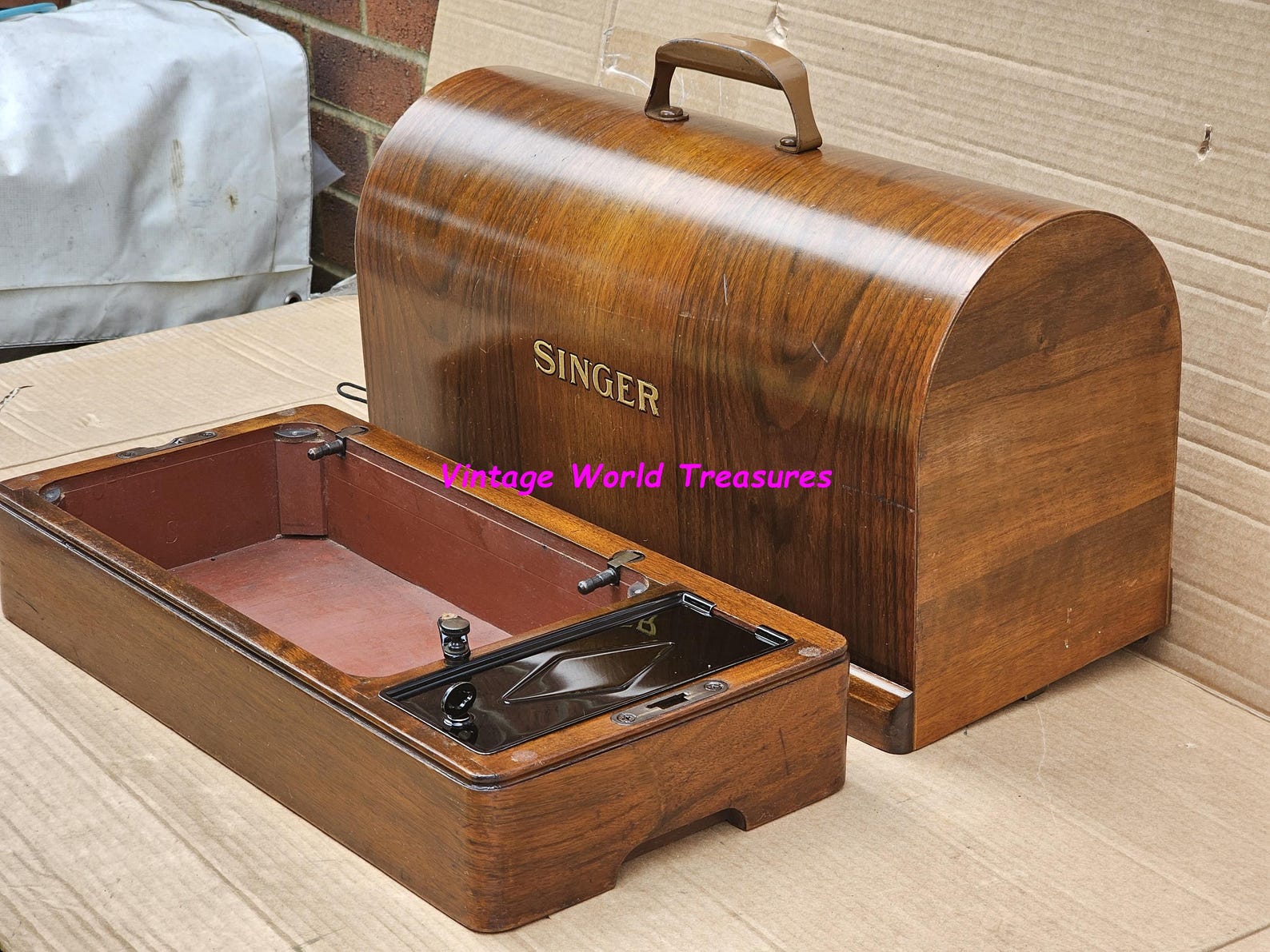 Vintage Singer 99, 99K Sewing Machine Bentwood Case Only - Etsy