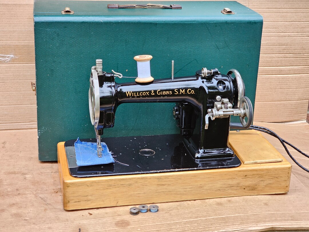 Willcox & Gibbs High Speed Lock-stitch Sewing Mchine Machine - Etsy