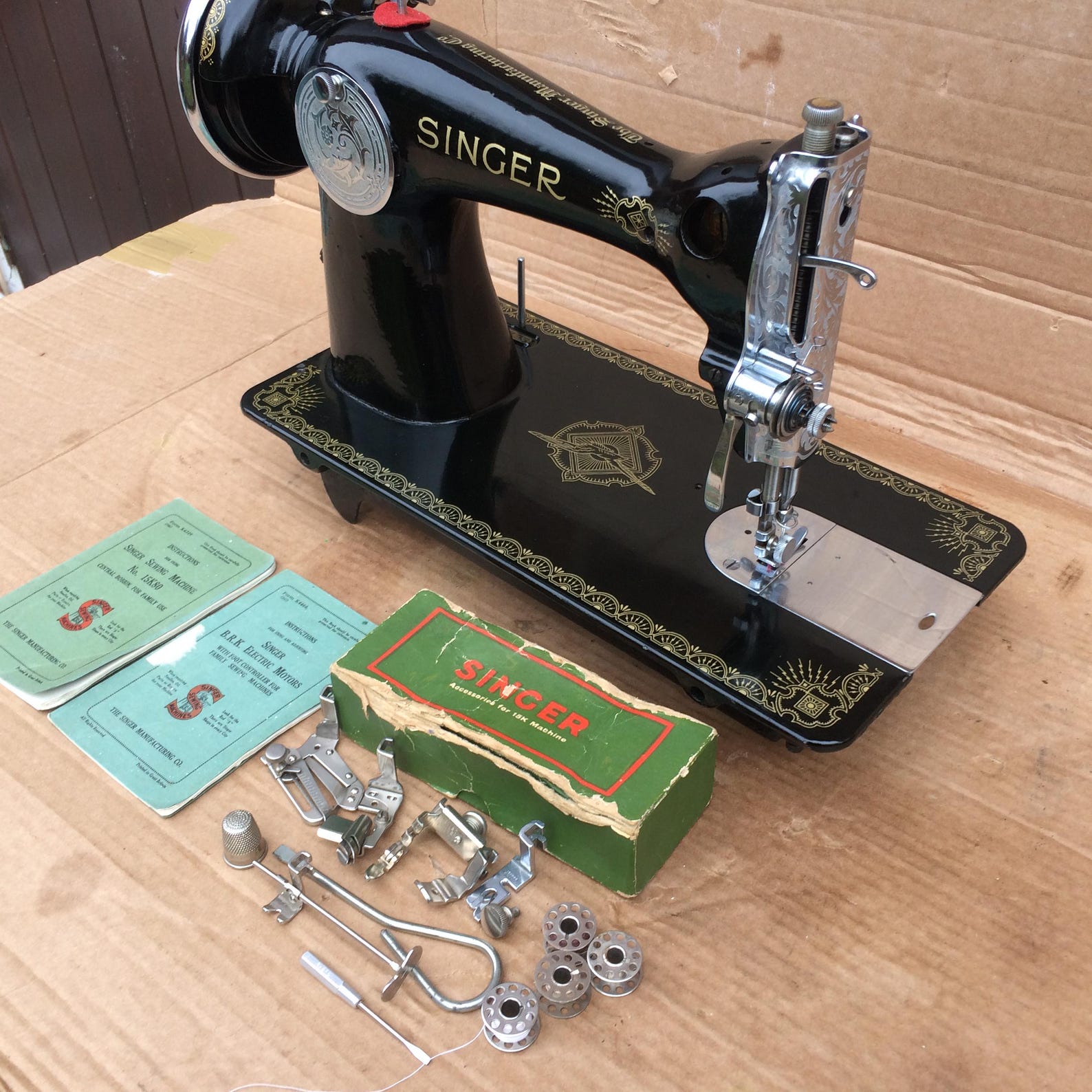 Singer 15K80 Sewing Machine Head: RAF Decals, Manuals & Accessories - Etsy