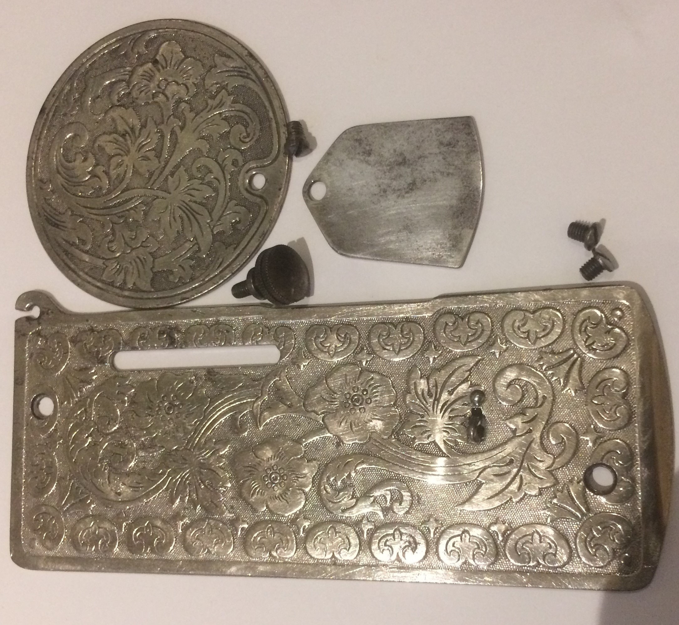 Antique Singer 27, 127k Sewing Machine Face Plate and Back Plate - Etsy