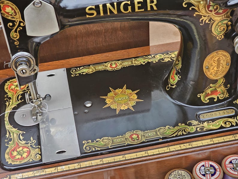 Singer 128K With La Vencedora Indian Star Variant Decals With Bentwood ...