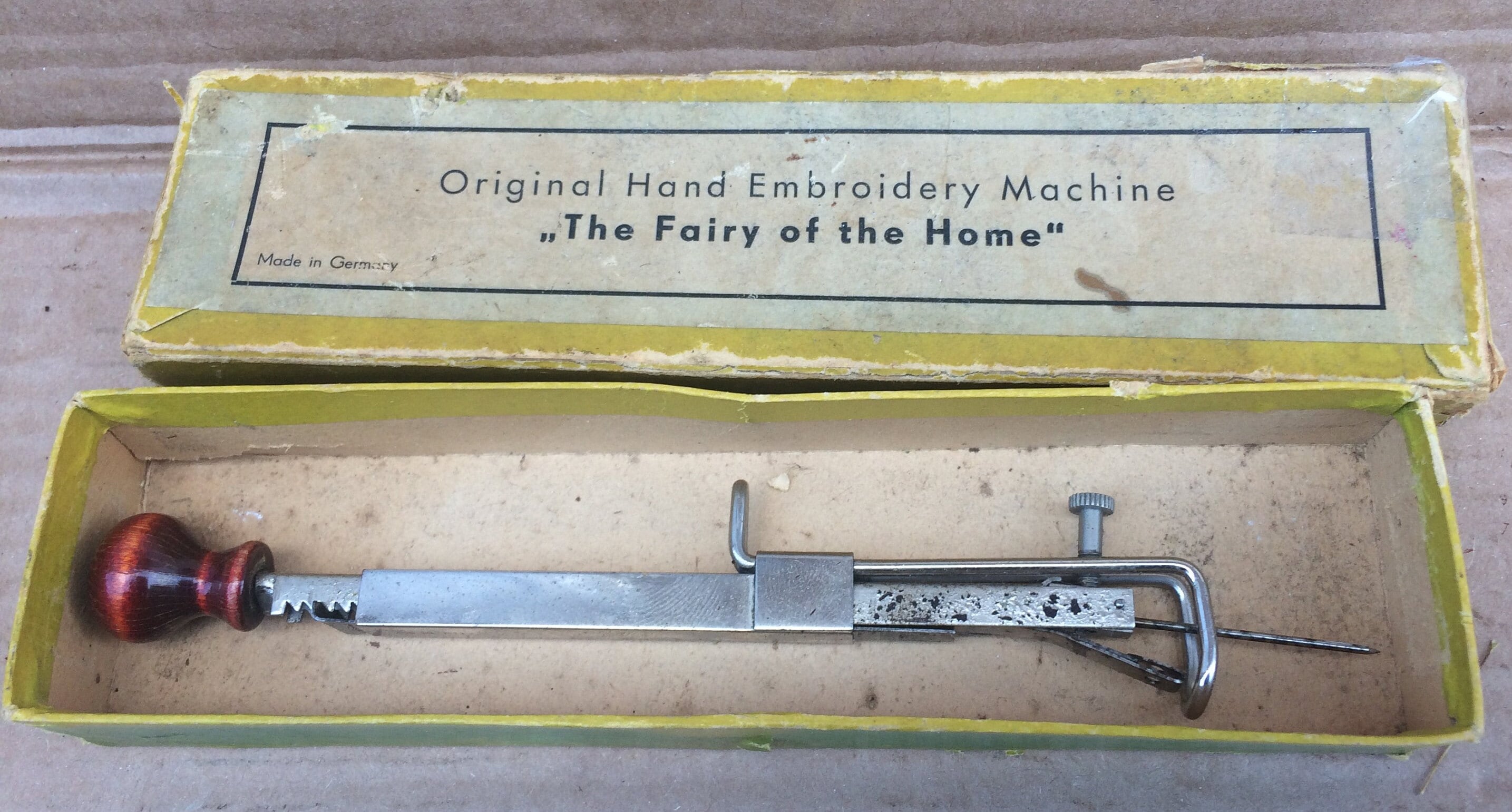 Original Hand Embroidery Machine the Fairy of the Home Made in Germany ...