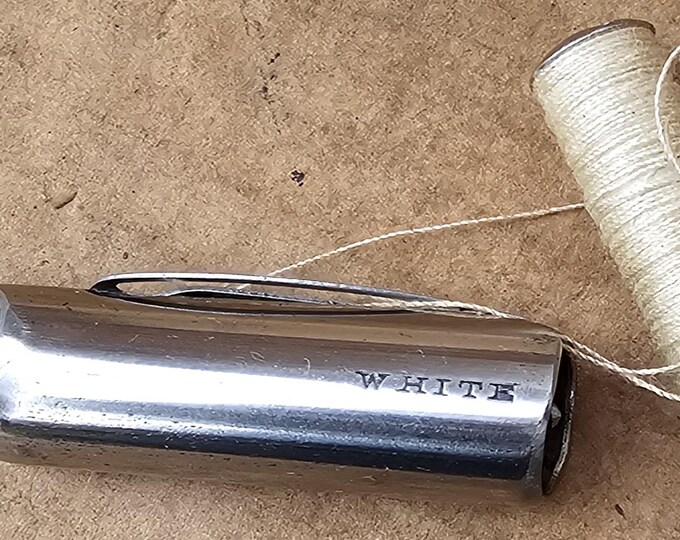 White Sewing Machine Shuttle and Bobbin - Etsy