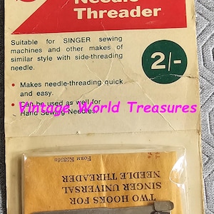 Singer Universal Needle Threader 121632 in Original Pack. - Etsy