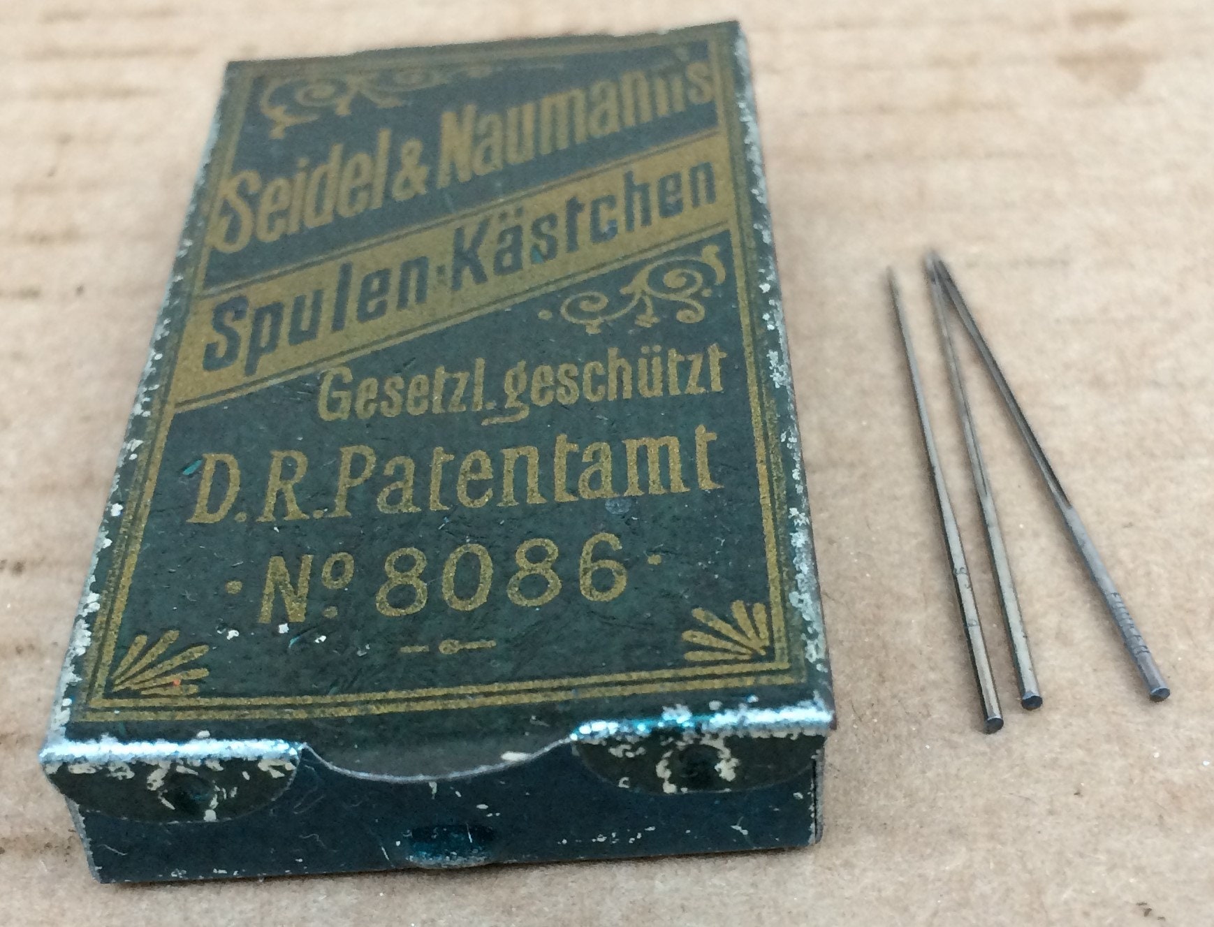 Seidel & Naumann Sewing Machine Needles and Rare Bobbin Holder Case - Etsy