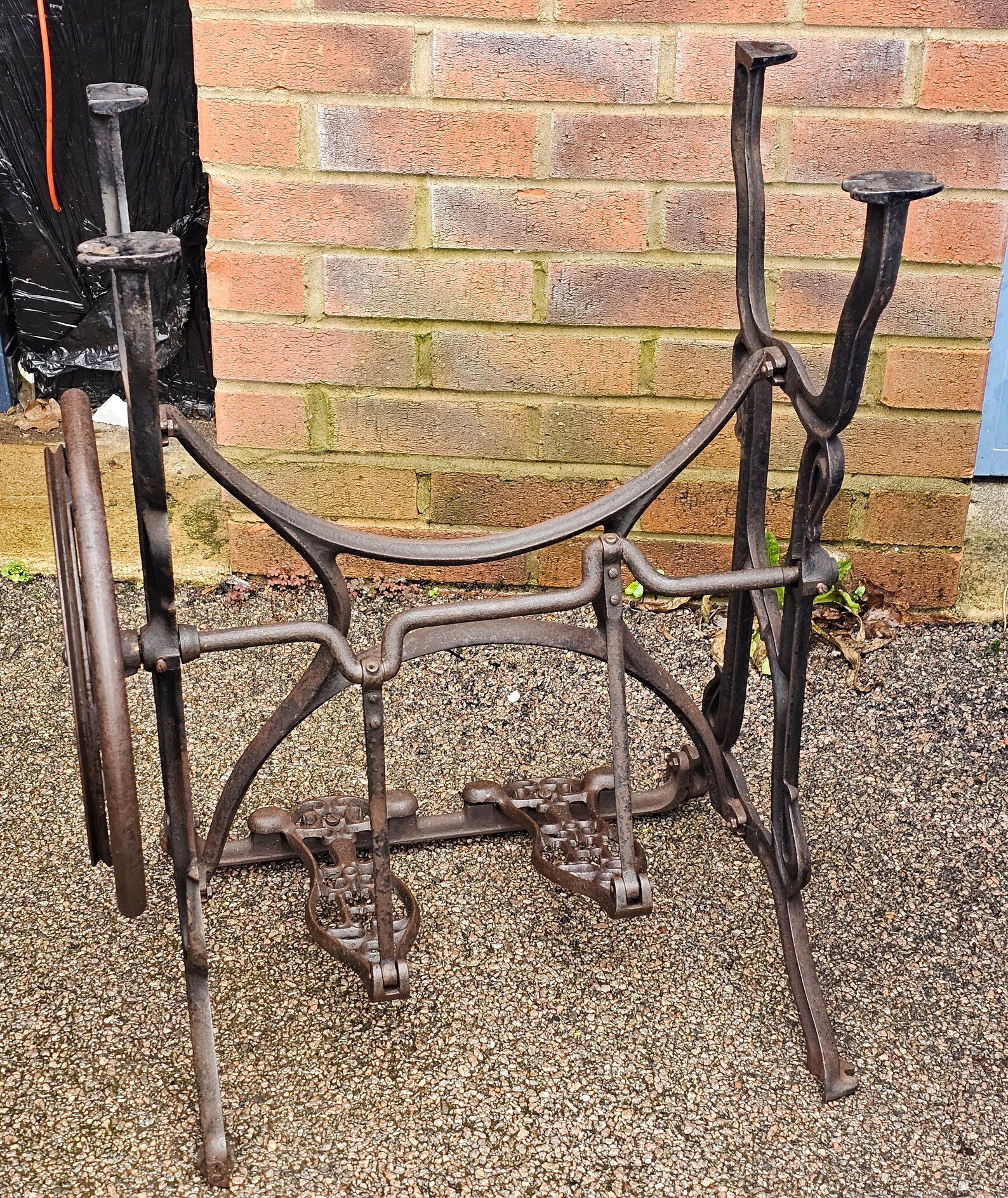 Antique Hurtu French Treadle Sewing Machine Frame Only - Etsy