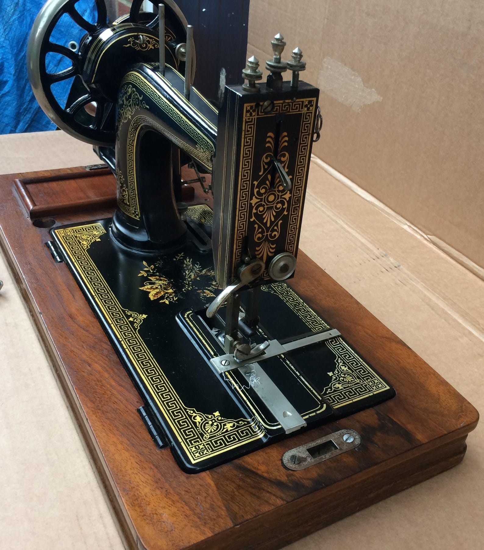 Veritas Antique Sewing Machine With Mother of Pearl - Etsy