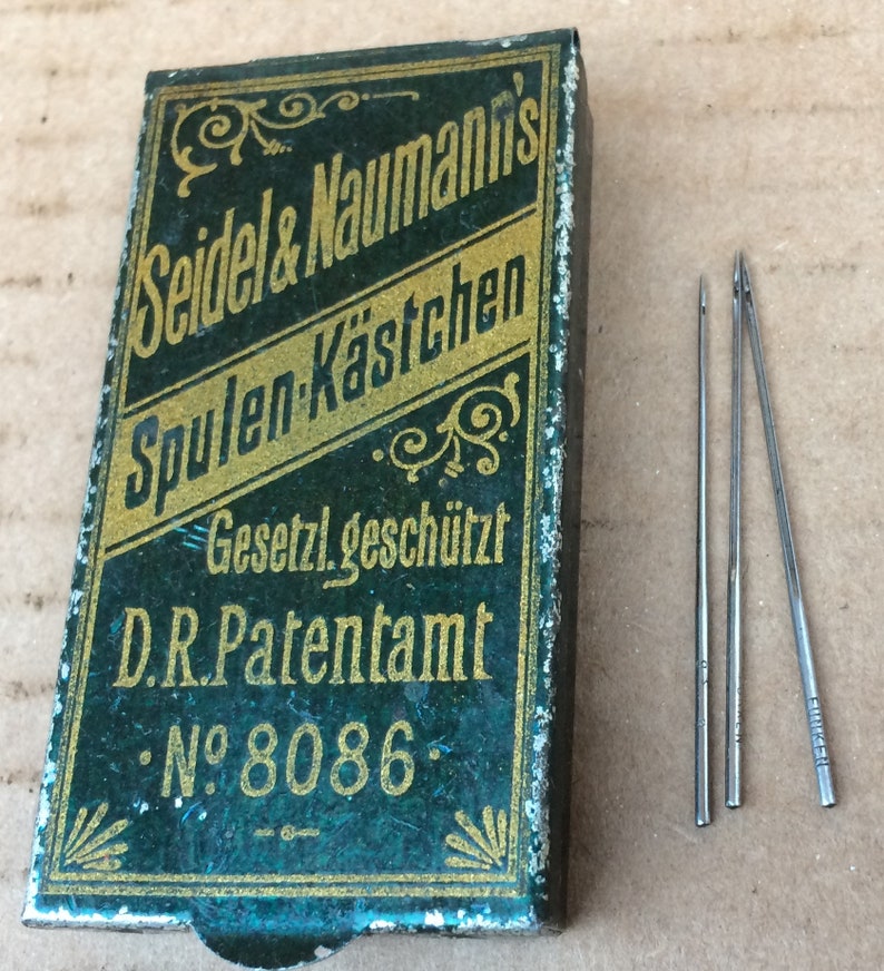 Seidel & Naumann Sewing Machine Needles and Rare Bobbin Holder Case - Etsy