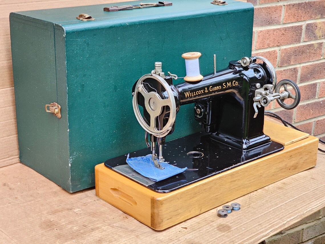 Willcox & Gibbs High Speed Lock-stitch Sewing Mchine Machine - Etsy