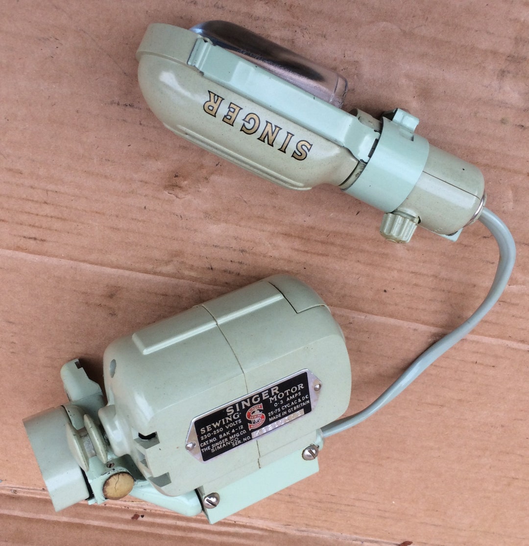 Green Singer 320K/319K Sewing Machine Motor With Light Assembly - Etsy
